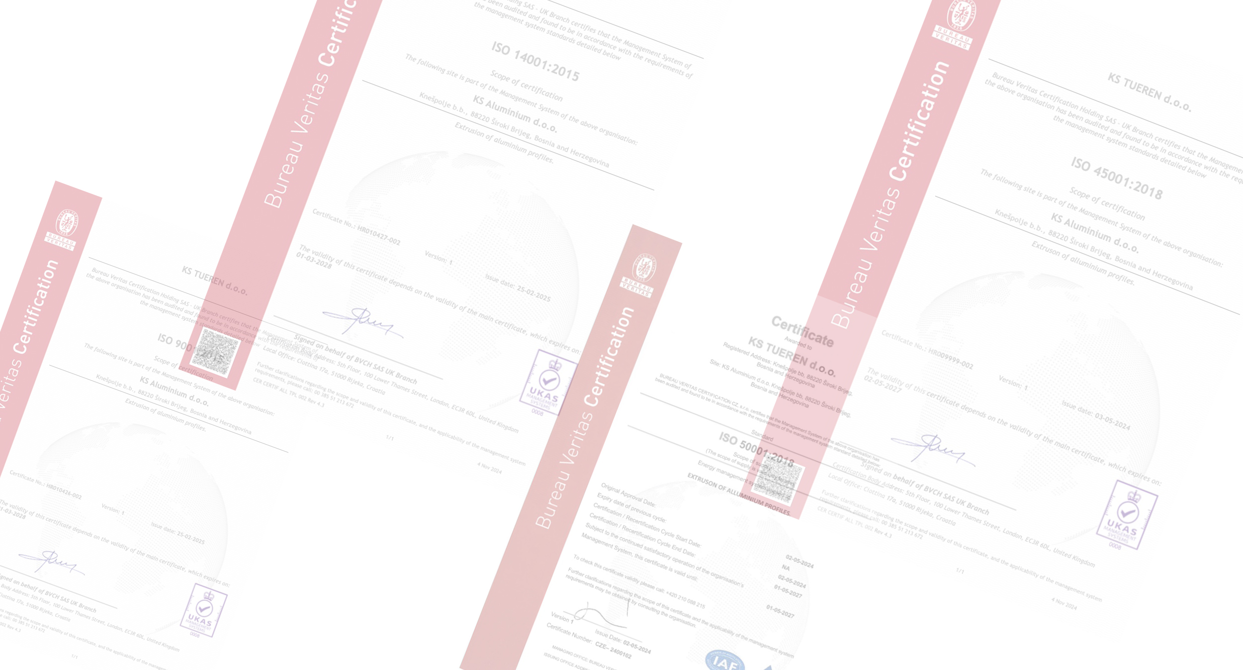 Certifikati - KS ALUMINIUM